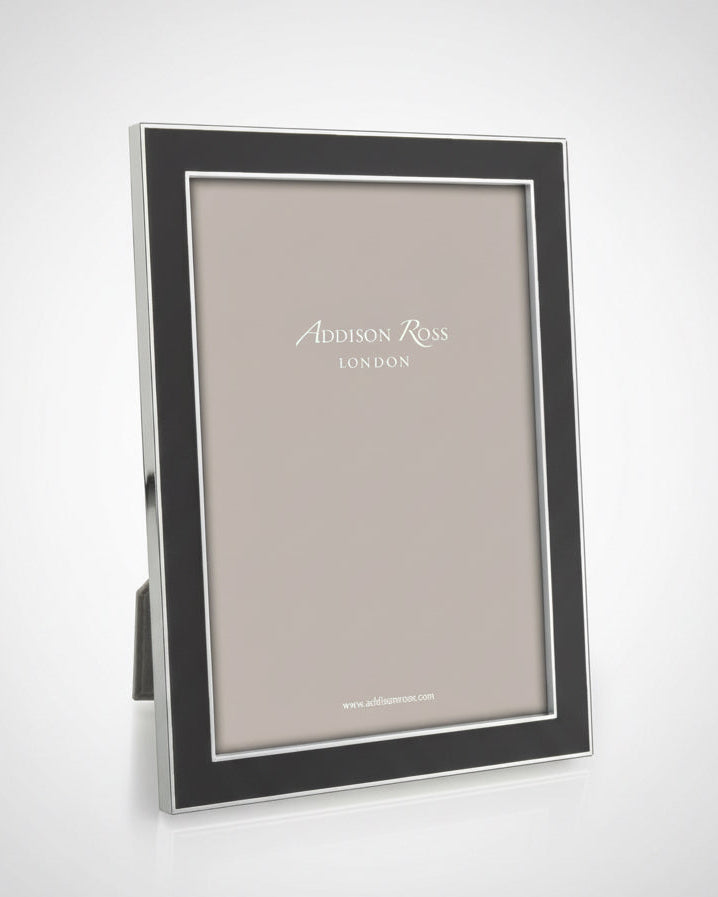 Enamel & Silver Frame – Ebony & Ivory Interiors